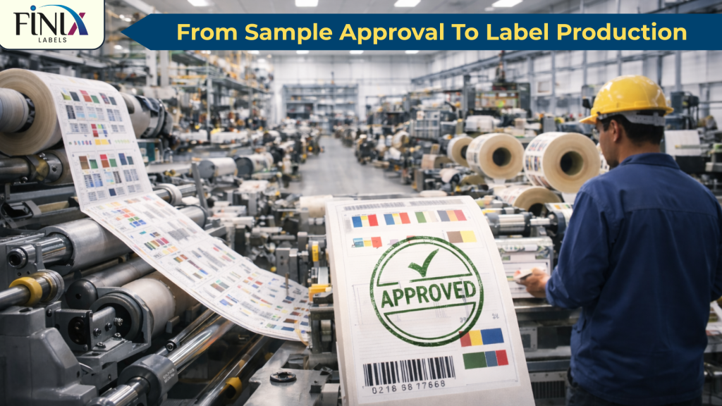 The Label Production Process After Sample Approval - finixlabels